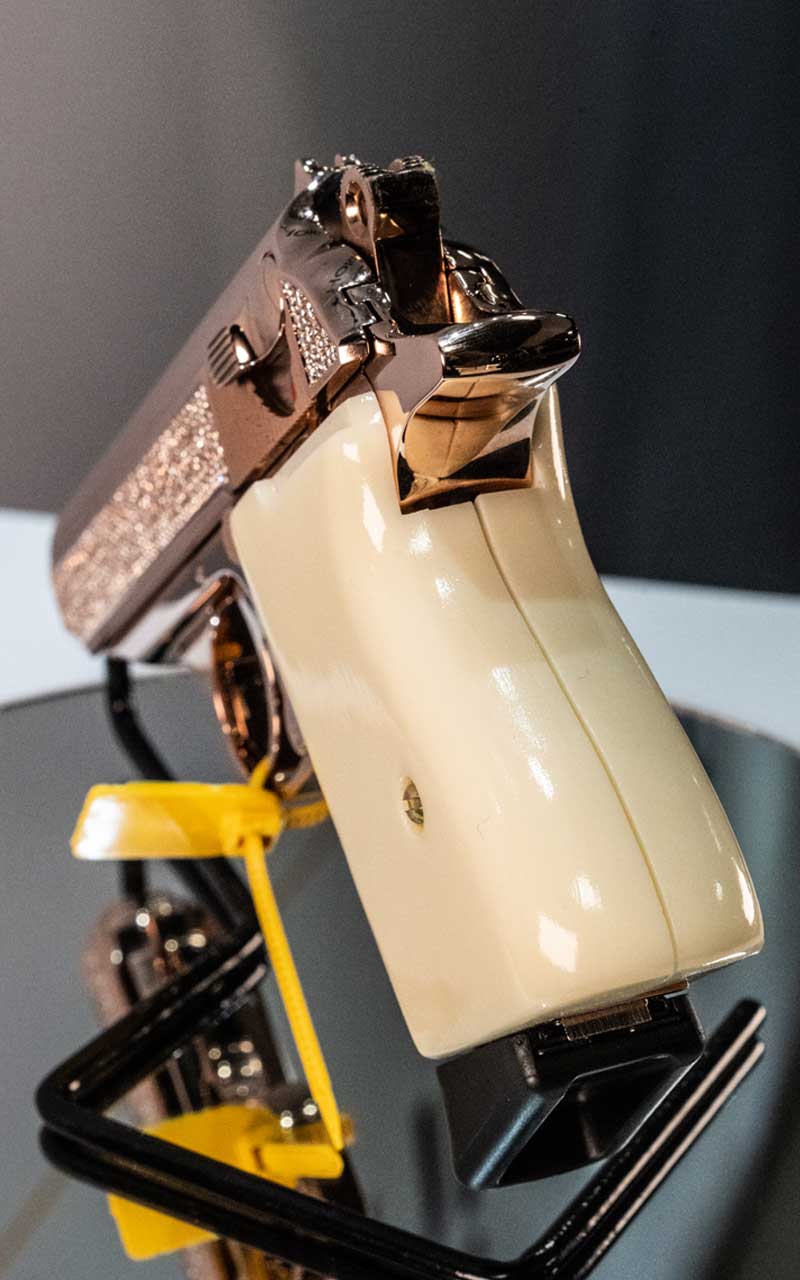 Seattle Engraving Center's Custom Walther PPK: Oasis Diamonds [Video ...