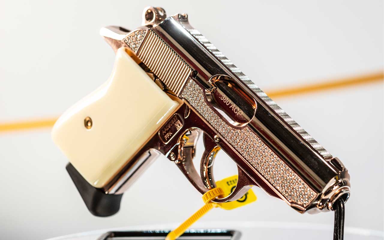 Seattle Engraving Center's Custom Walther PPK: Oasis Diamonds [Video ...