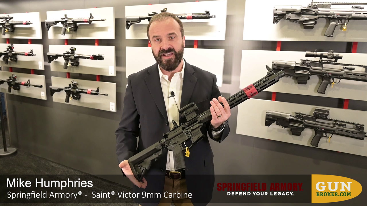 New: Springfield Armory Saint Victor 9mm Carbine [Video] - GunBroker.com