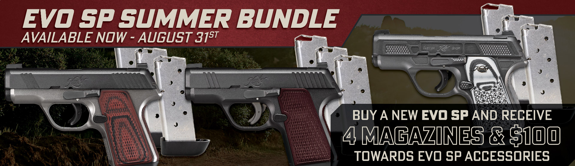 Kimber EVO SP Summer Bundle Rebate 2023 | Gun Rebates | GunBroker