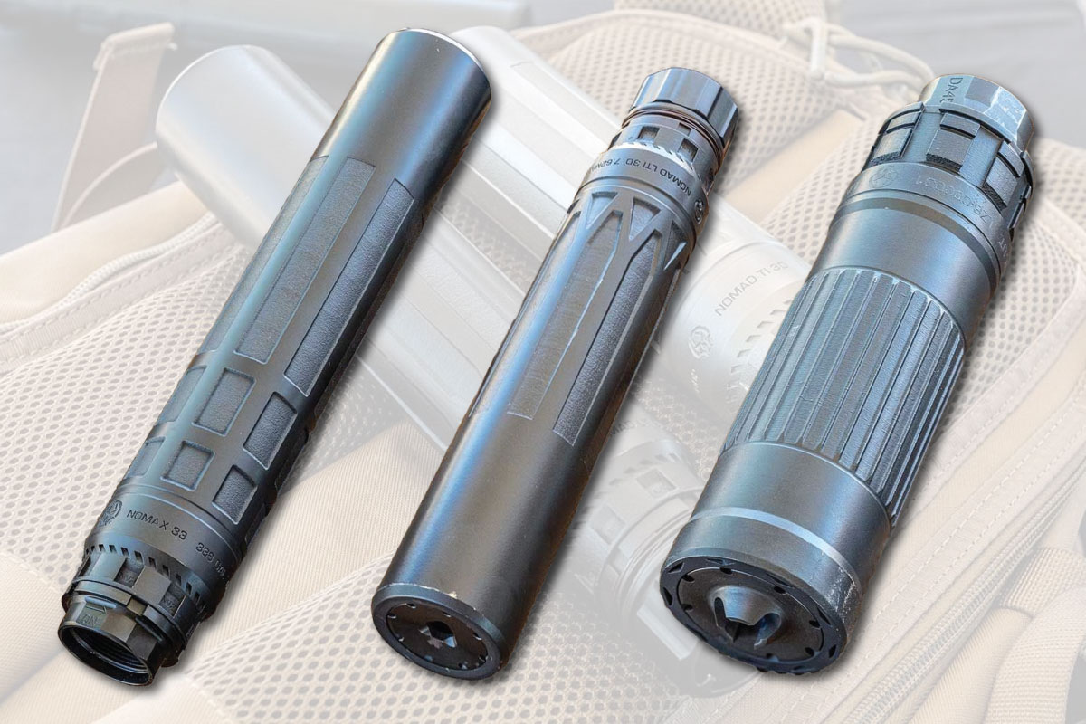 4 New Suppressors from Dead Air Silencers: Nomad TI XC .30 Cal , Nomad ...