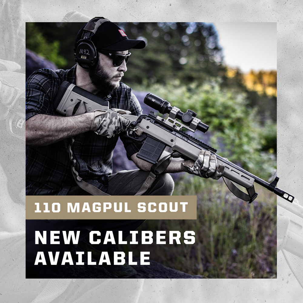 Savage Arms Announces 110 Magpul Scout in New Calibers - GunBroker.com