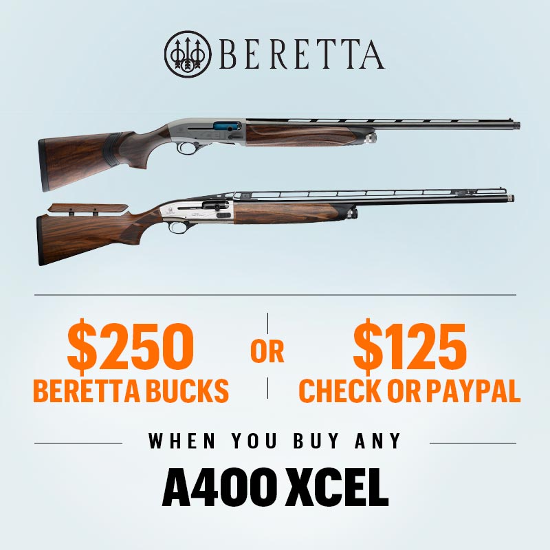 Beretta A400 XCEL Rebate 2025 | Gun Rebates | GunBroker