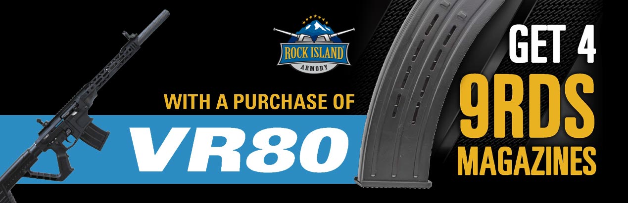 Rock Island Armory VR80 Magazine Rebate 2025 | Gun Rebates | GunBroker