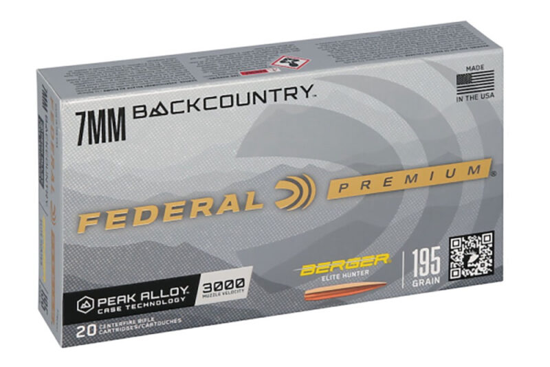 Federal Shipping 7mm Backcountry Elite Hunter 195-Grain Loads ...