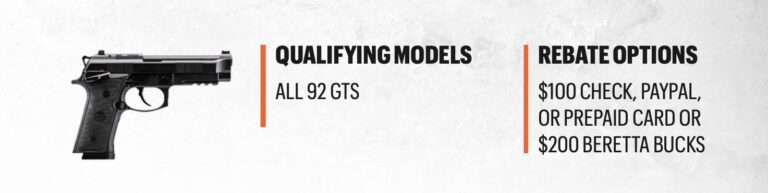 Beretta Tactical Products Rebate 2025 | Gun Rebates | GunBroker