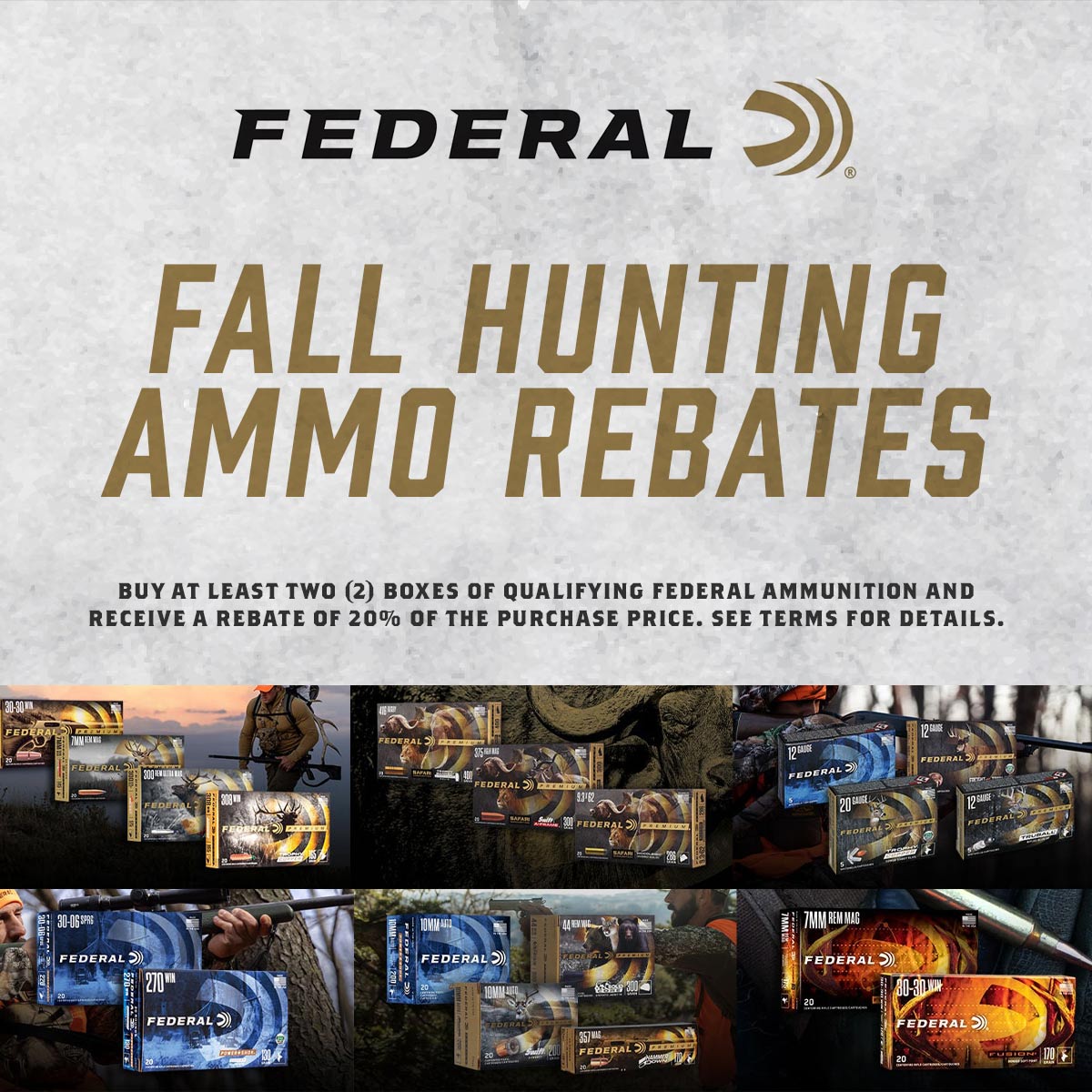 Federal Fall Hunting Ammo Rebates 2025 | Gun Rebates | GunBroker