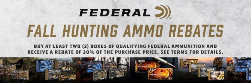 Federal Fall Hunting Ammo Rebates 2025 | Gun Rebates | GunBroker