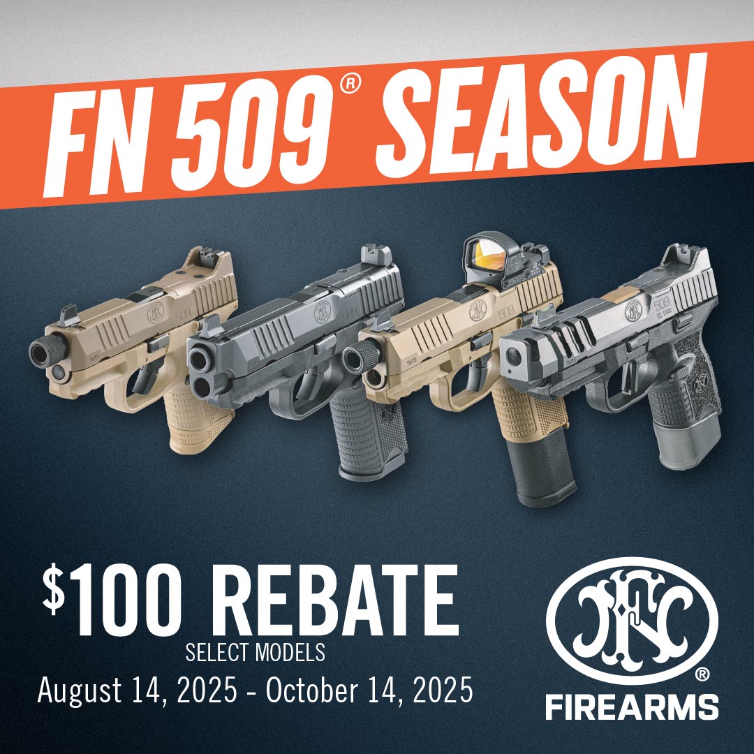FN 509 Season Rebate 2025 | Gun Rebates | GunBroker