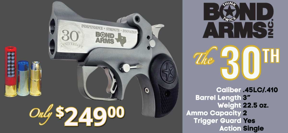 Bond Arms 30th Anniversary Pistols – Limited Edition 30th, 30th XL ...
