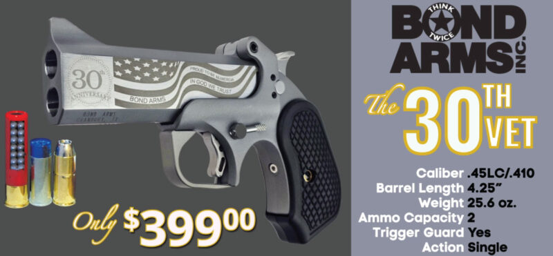 Bond Arms 30th Anniversary Pistols – Limited Edition 30th, 30th XL ...