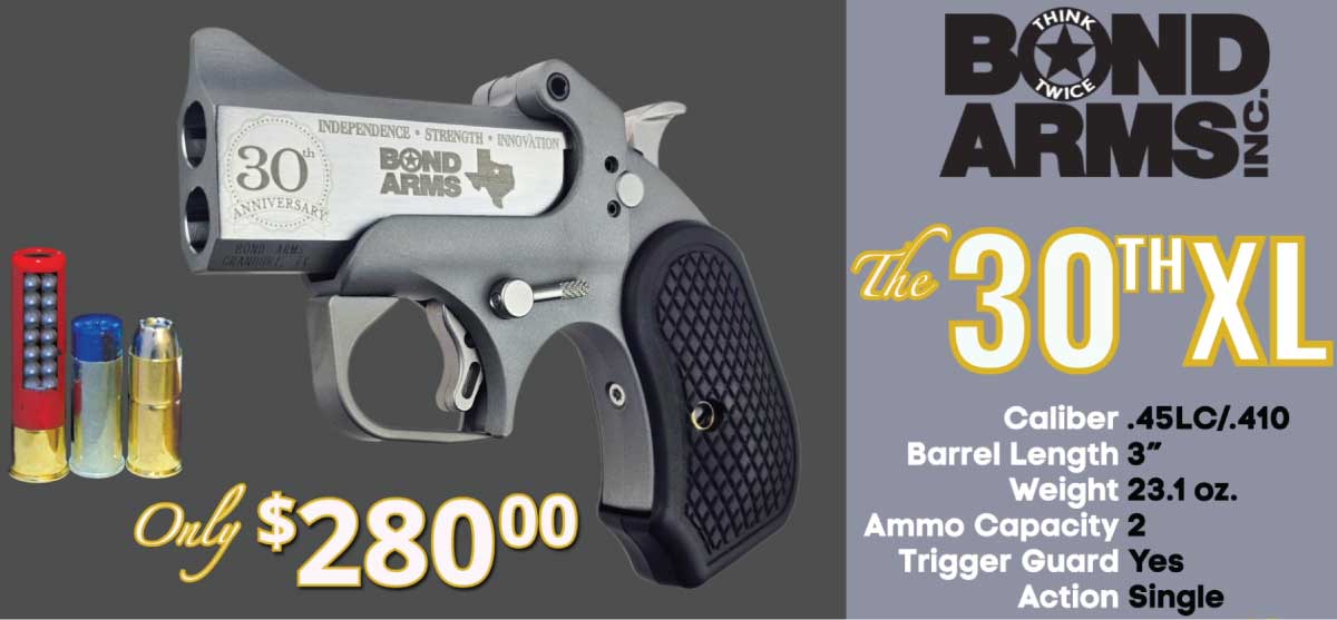 Bond Arms 30th Anniversary Pistols – Limited Edition 30th, 30th XL ...