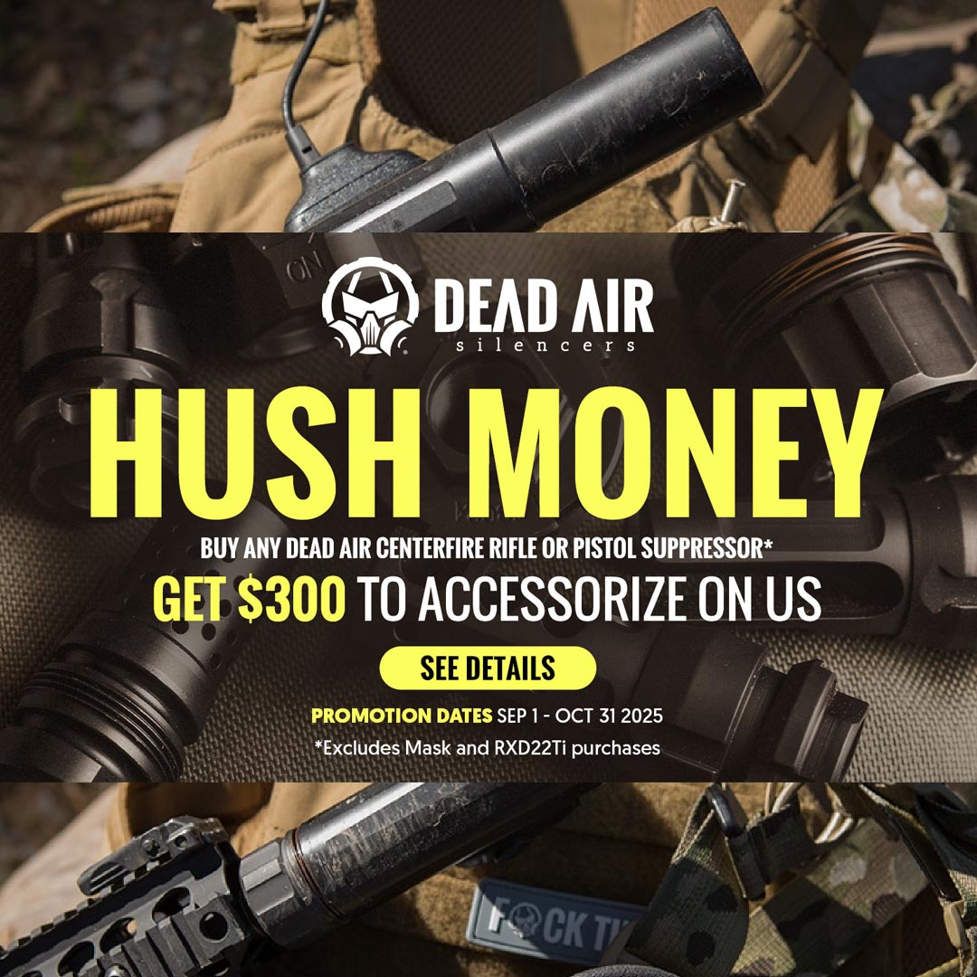 Dead Air Hush Money Rebate 2025 | Gun Rebates | GunBroker