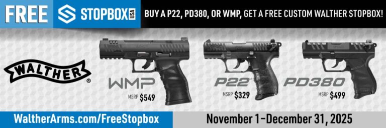 Walther Free StopBox Rebate 2025 | Gun Rebates | GunBroker