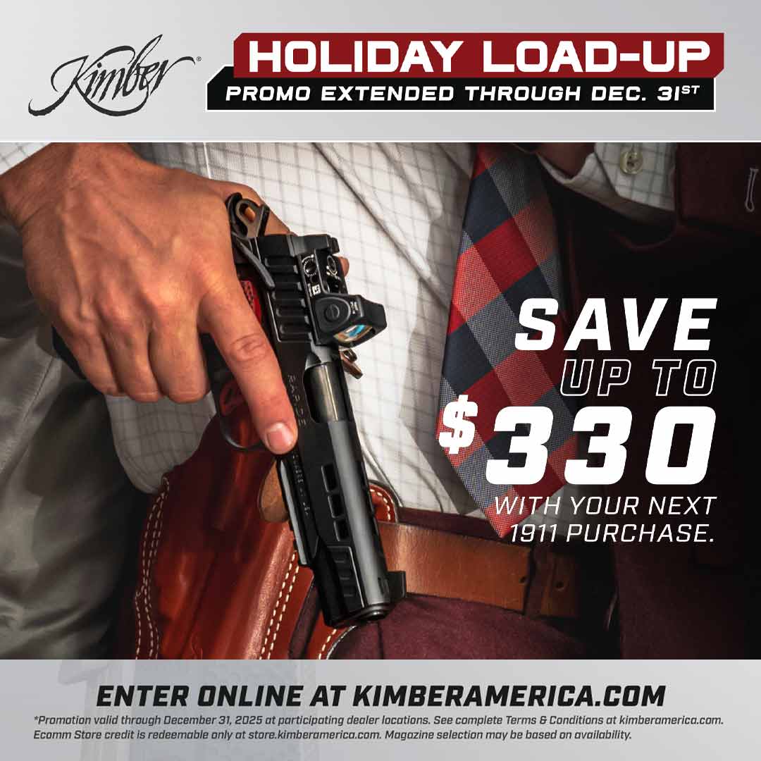 Kimber 1911 Holiday Loadup Rebate 2025 | Gun Rebates | GunBroker